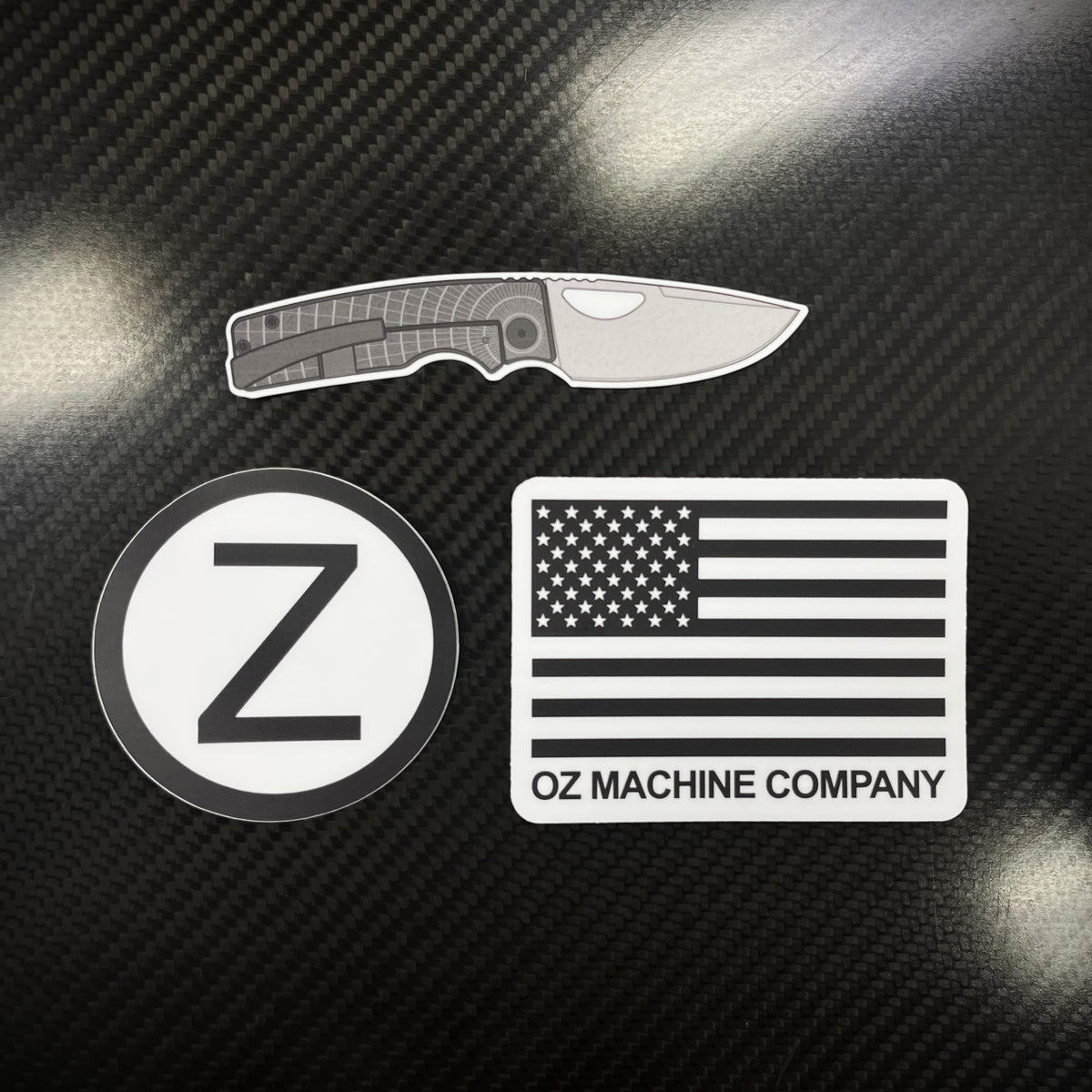 OZ Sticker Pack (1 set of 3 stickers) – OZ Machine Company