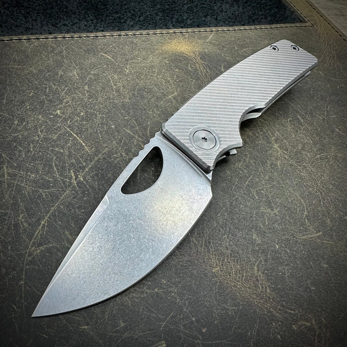 Standard Size Roosevelt - Elmax Blade, Angled Milling – OZ Machine Company