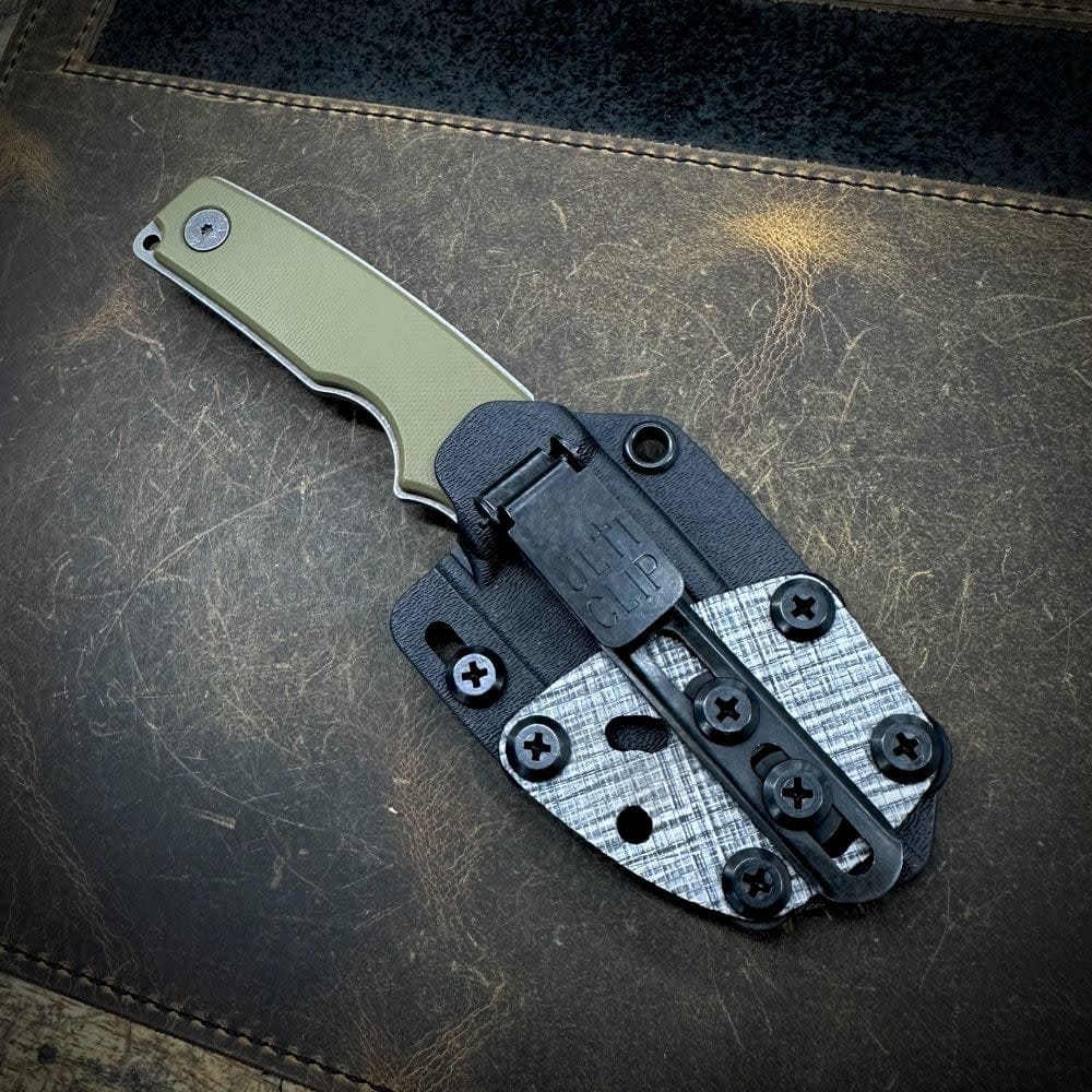 Roosevelt Fixed Blade - MagnaCut Blade, OD Green G10 Scales – OZ ...